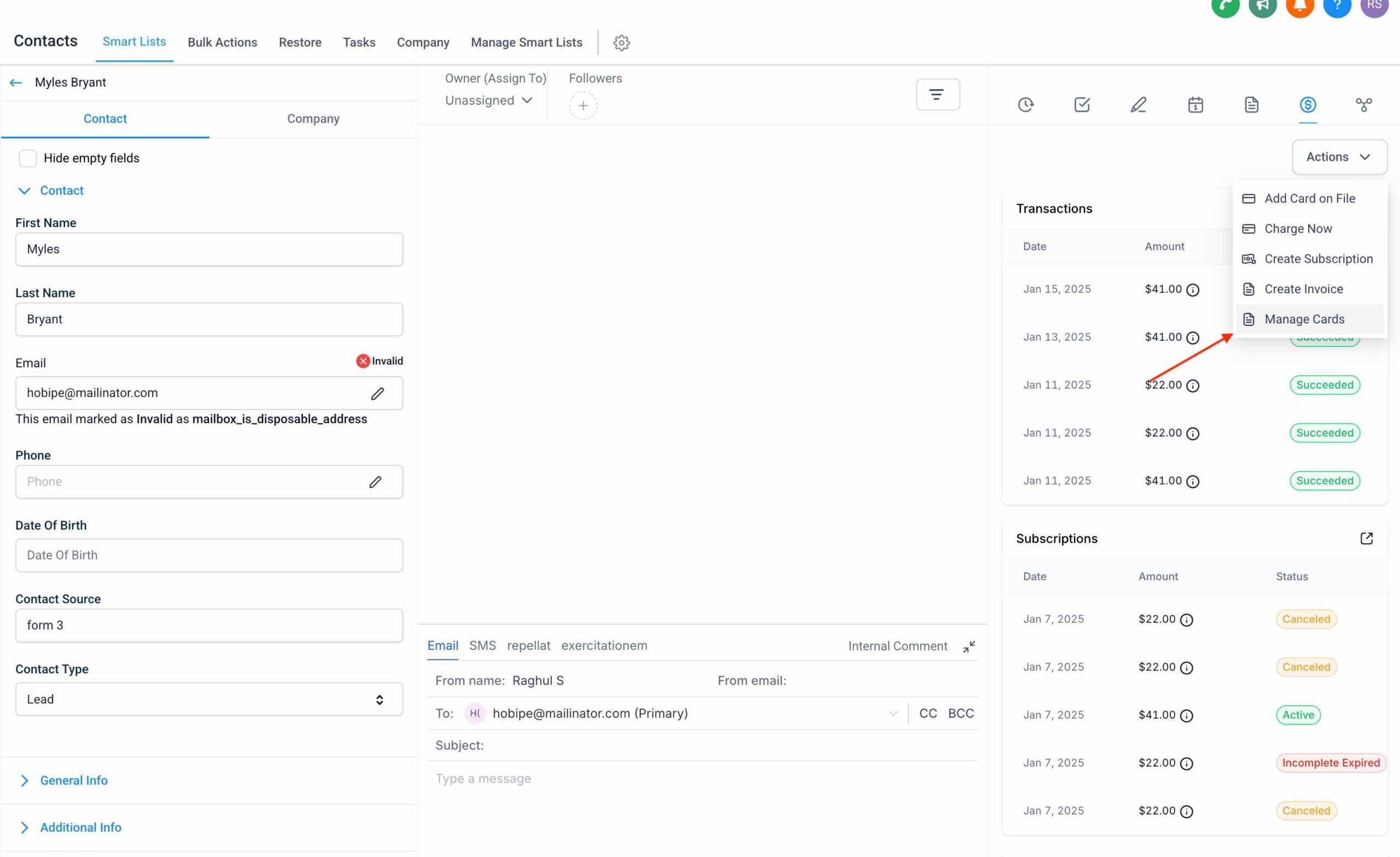 New Feature: View and delete cards on file - Manage cards option - ALL ...